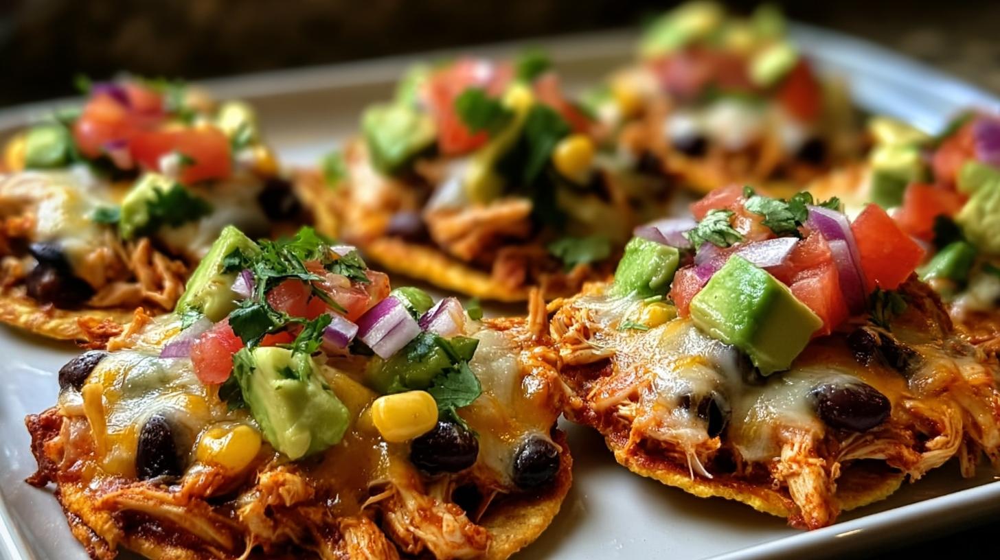 25-Minute Mini Chicken Tostadas Your Family Will Devour - Meal Cooked
