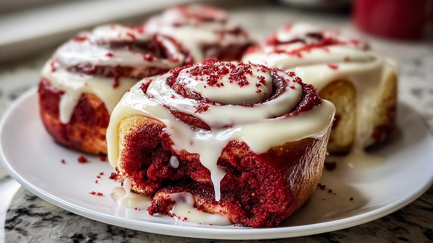 Irresistible Red Velvet Cinnamon Rolls in 9 Easy Steps