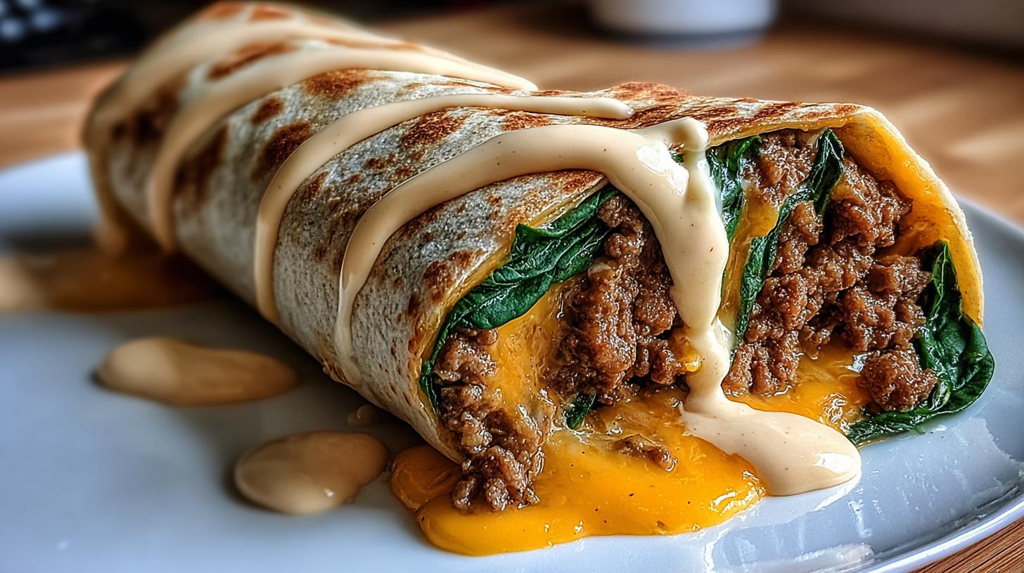 Heavenly Cheesy Beef Wrap Recipe in 30 Minutes Flat