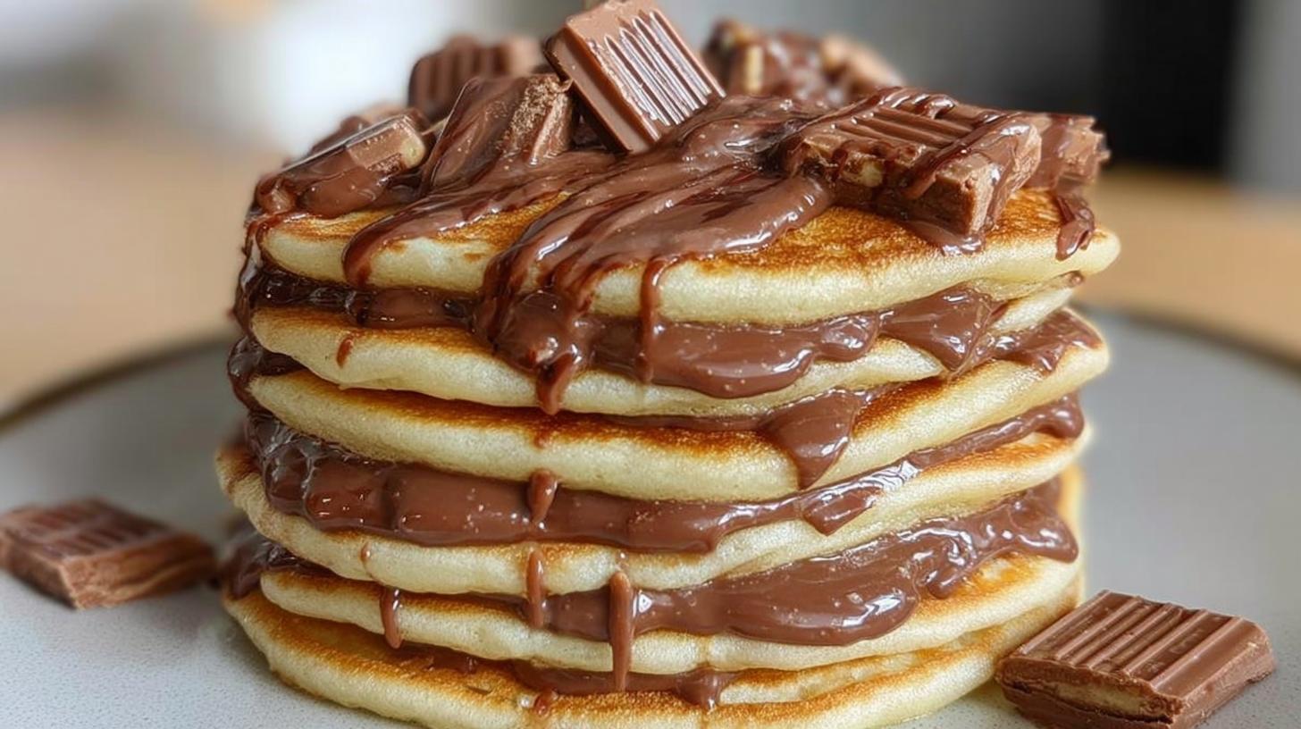 3-Step Kinder Bueno Pancakes for Ultimate Chocolate Bliss